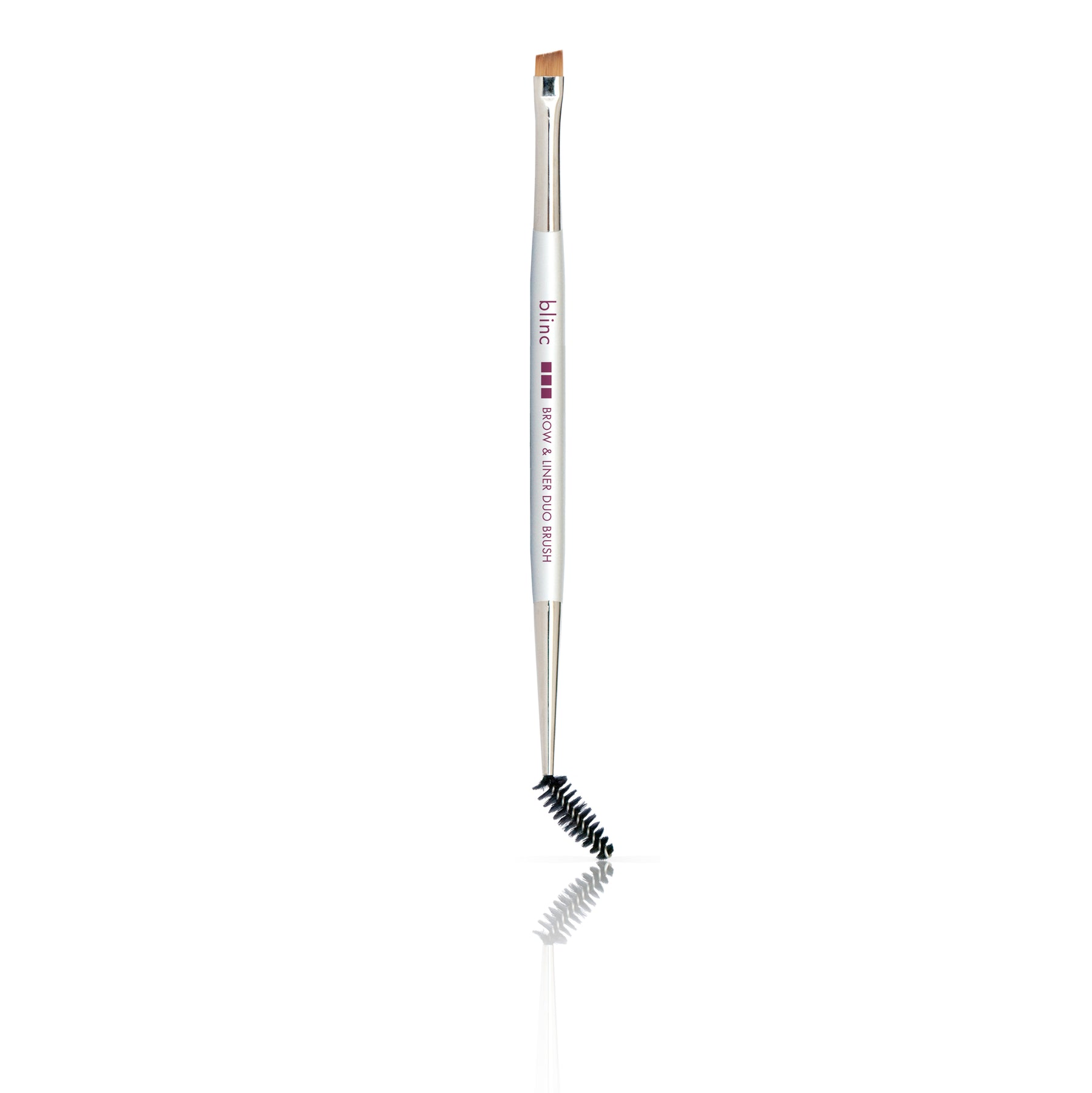 Eyebrow Duo Brush: Flat Angled Brow Liner Brush with Spoolie – blinc ...
